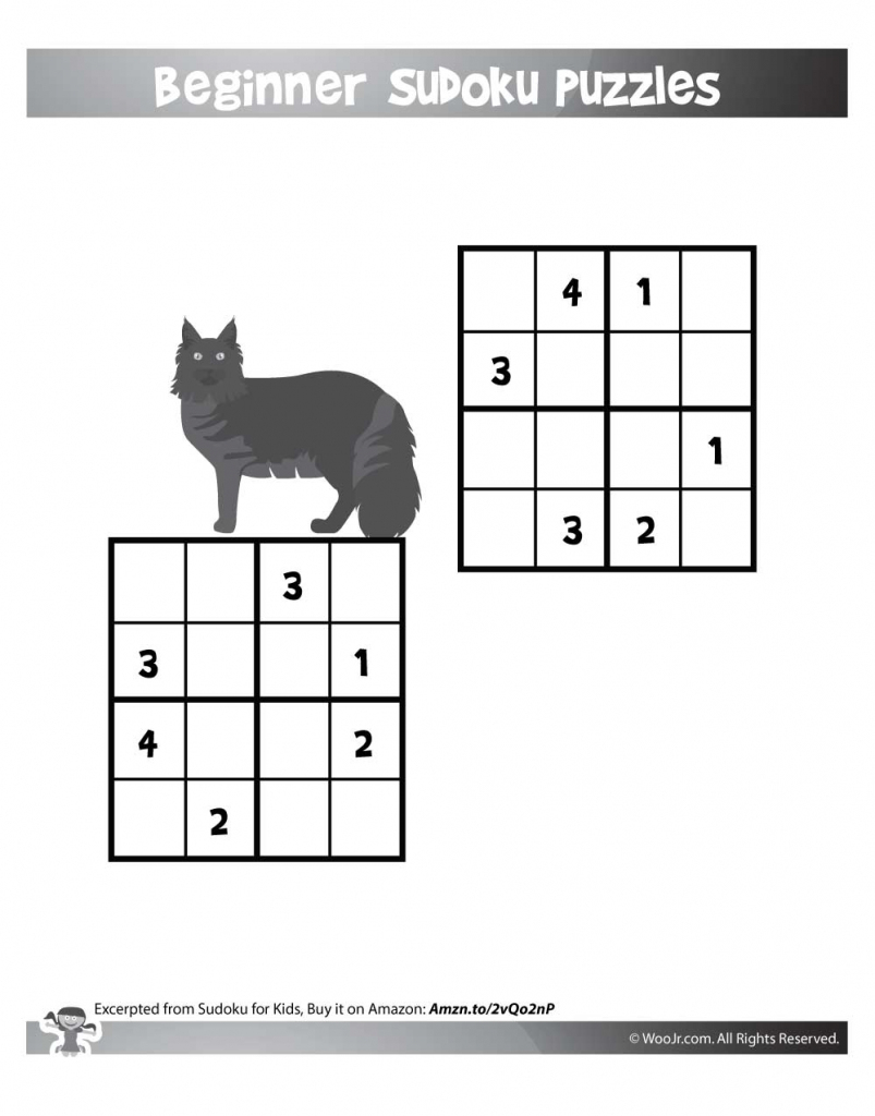 Sudoku Easy Printable 4x4 Printable Word Searches