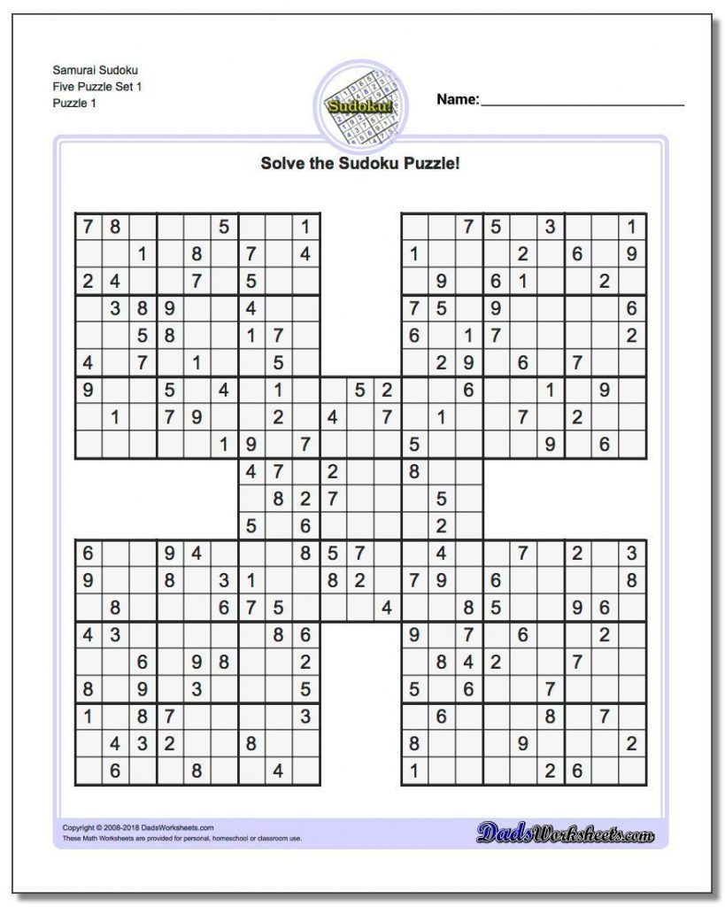 Printable Sudoku Is A Great Way To Practice Math These Free Pdfs 