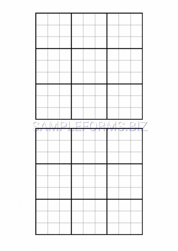 Blank Sudoku Grid Printable Printable Word Searches