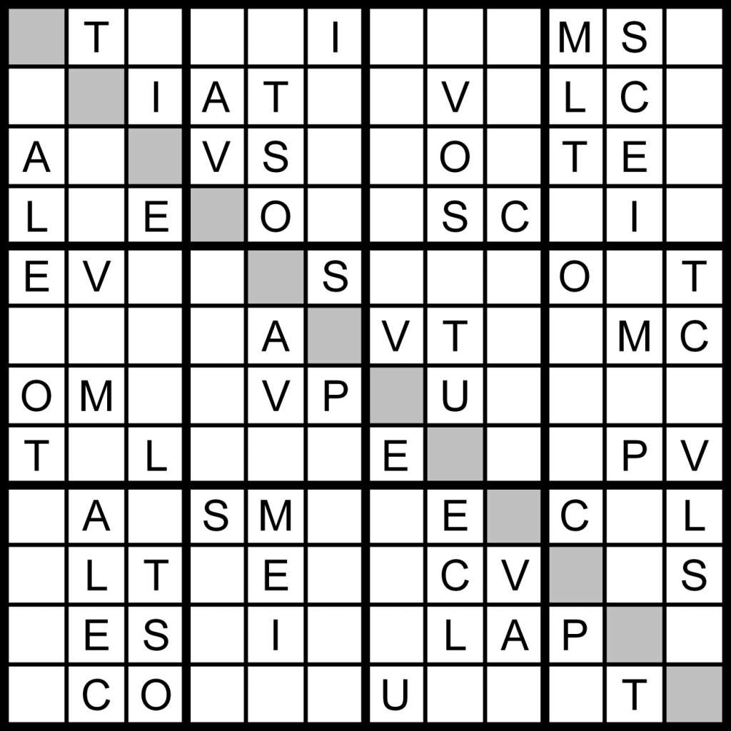Printable Word Sudoku Printable Word Searches